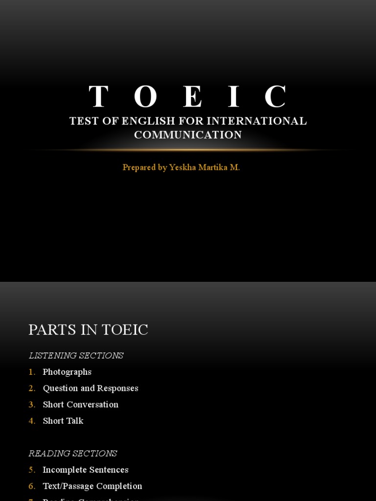 TOEIC Preparation | PDF | Question | Verb