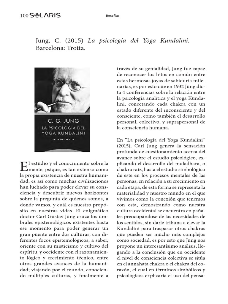 Psicología del Yoga Kundalini en Jung | PDF | Carl Jung | Razón