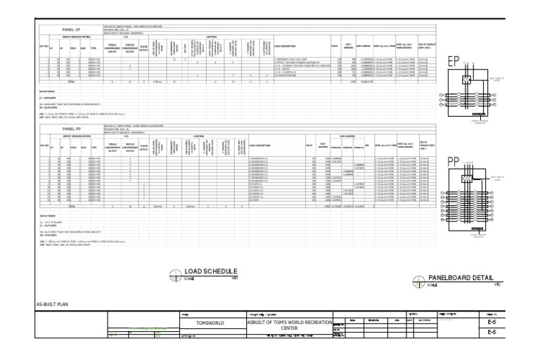 ISETAN ELECTRICAL REPAIR WORKS ASBUILT-Model P5 | PDF