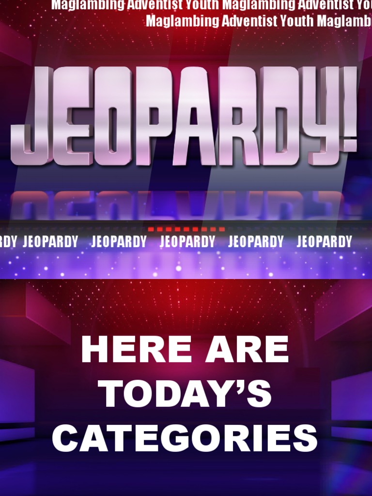 July - Jeopardy Game | PDF | Love | Fruit Of The Holy Spirit