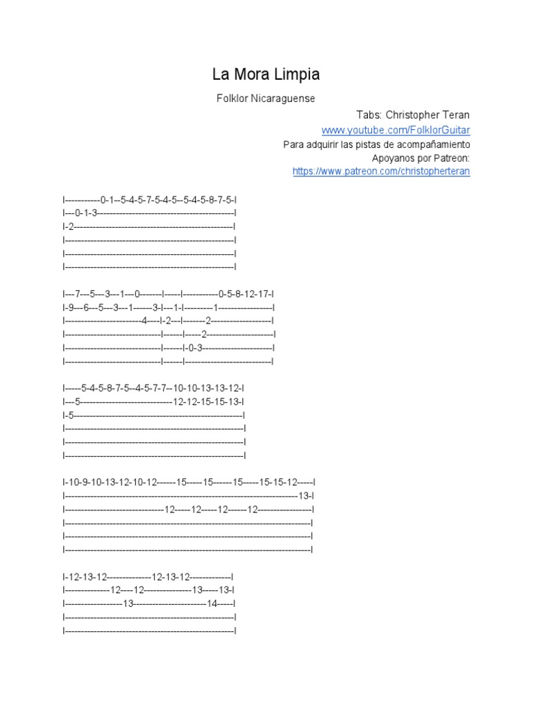 Mora Limpia PDF | PDF