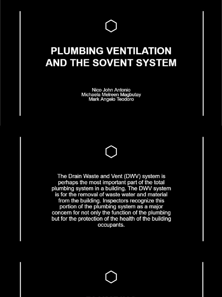 Presentation 010 - Plumbing Ventilation and The Sovent System | PDF
