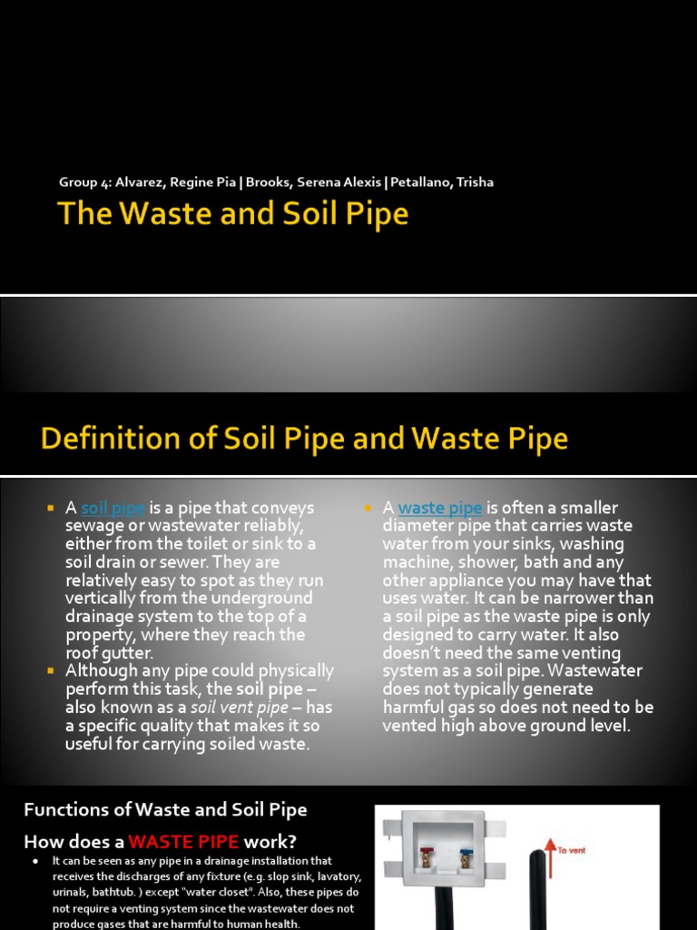 Waste vs. Soil Pipes Explained | PDF | Plumbing | Sewage