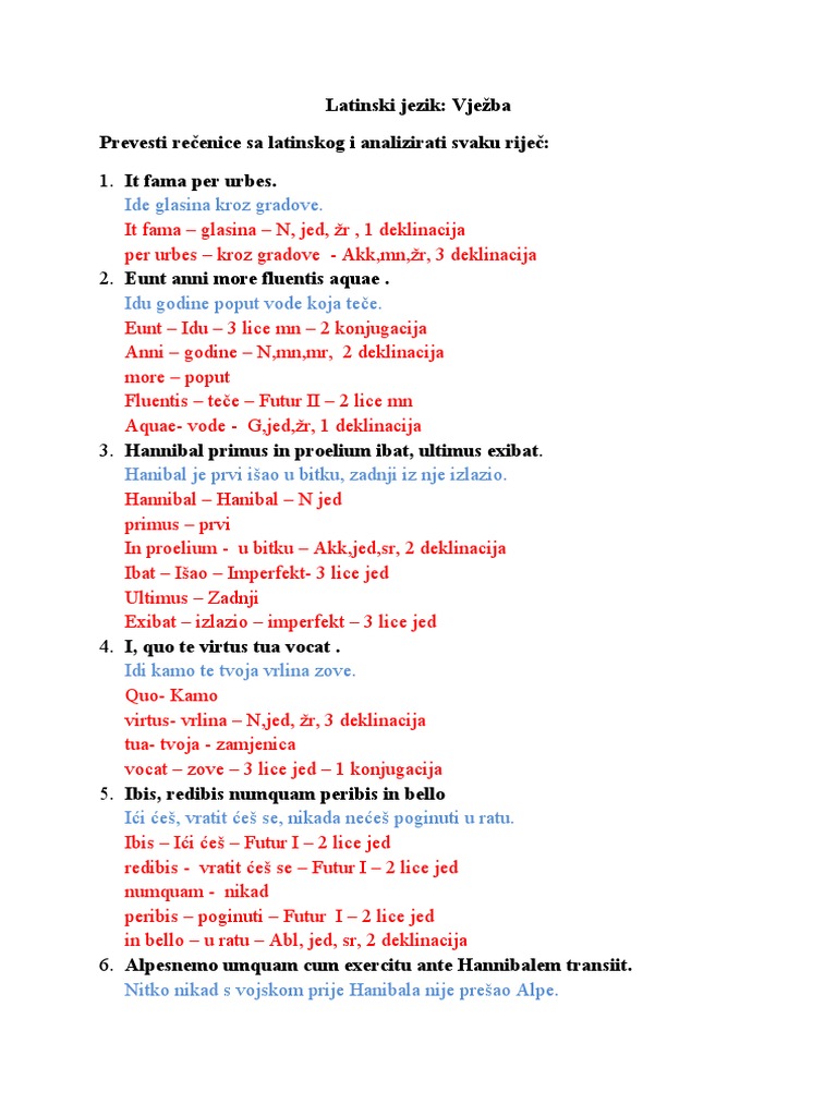 Latinski Jezik | PDF
