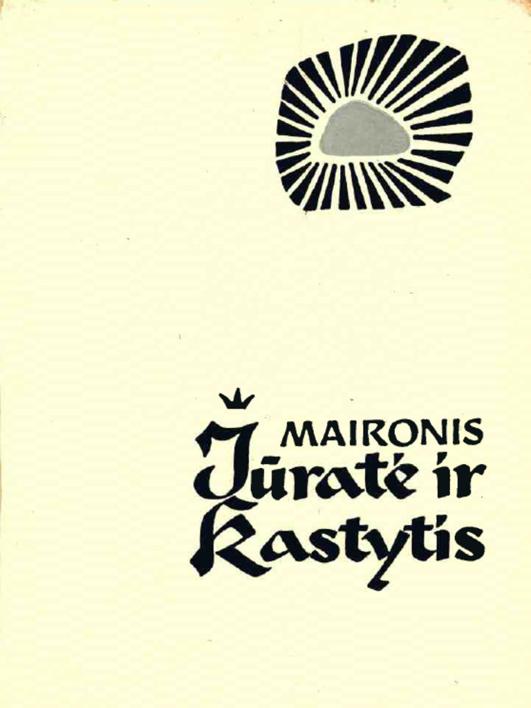 Maironis Jurate Ir Kastytis | PDF