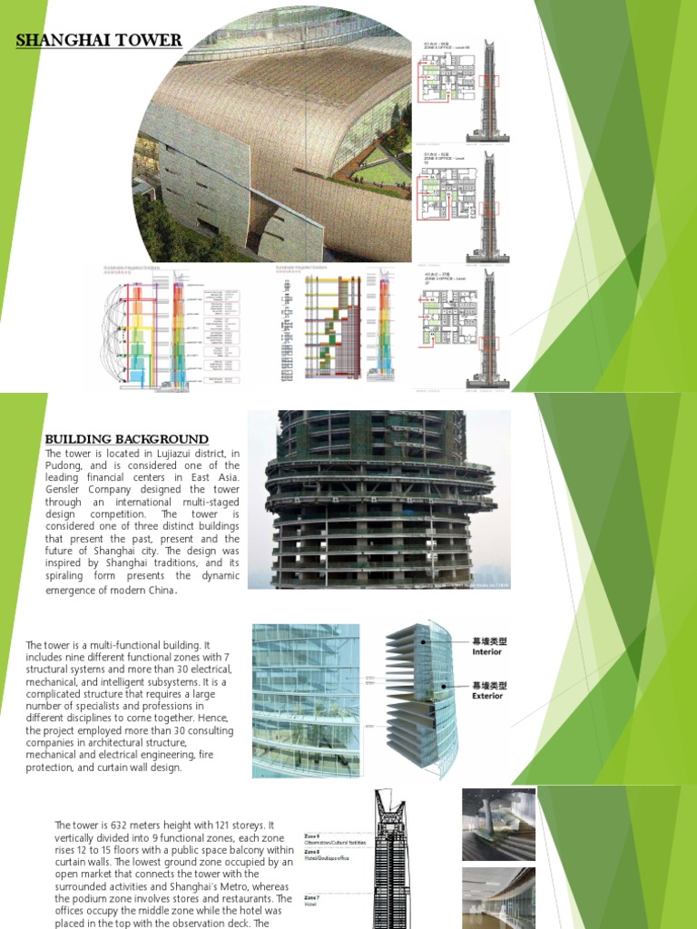 Shanghai Tower | PDF | Civil Engineering | Economic Sectors