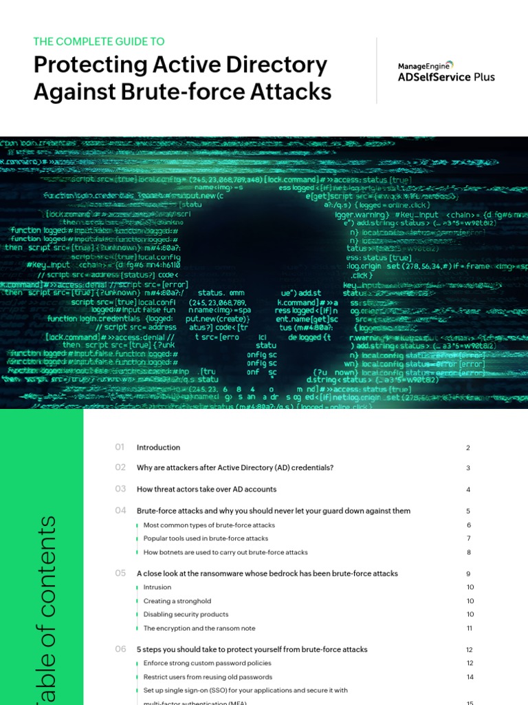 Brute Force Attack | PDF | Password | Ransomware