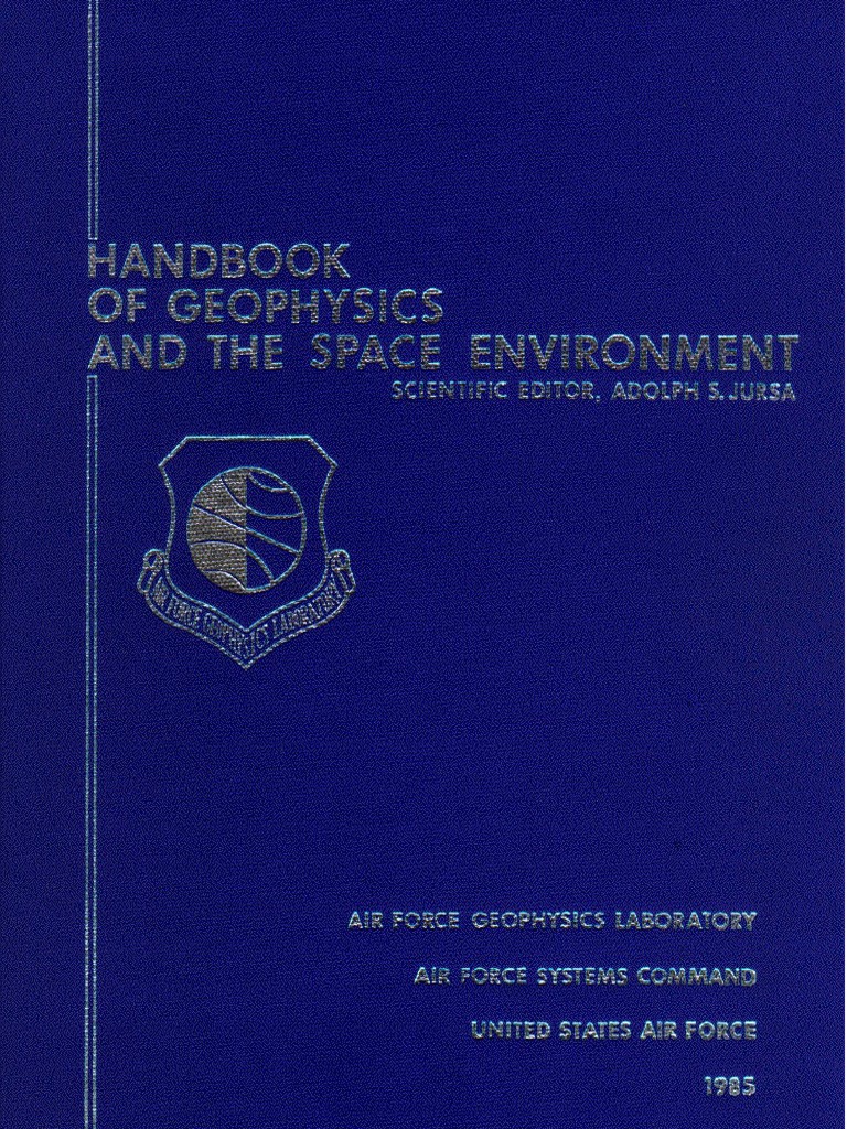 Handbook of Geophysics and The Space Environment | PDF | Cosmic Ray | Satellite
