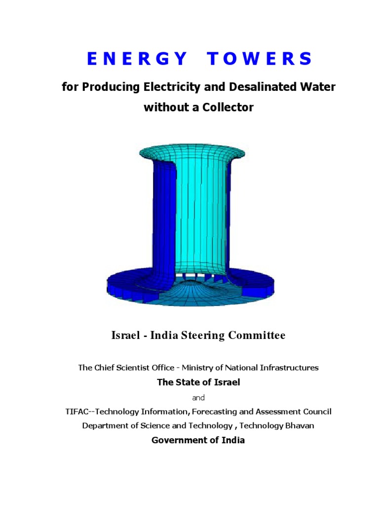 Energy Towers: Clean Power & Desalination | PDF | Solar Energy ...