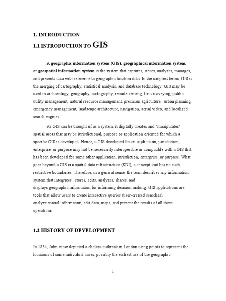 GIS Documentation FINAL | PDF | Geographic Information System | Use Case
