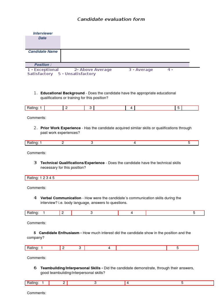 HRD Form 23 Candidate | PDF