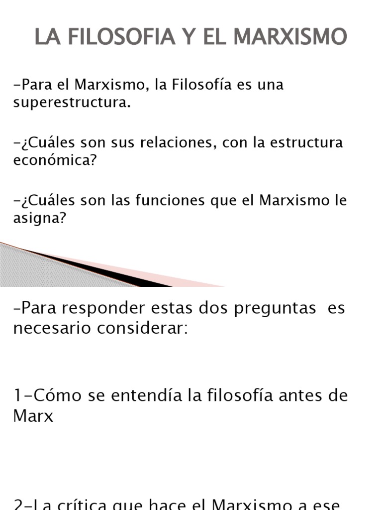 Filosofía y Marxismo: Crítica y Funciones | PDF | marxismo | Karl Marx