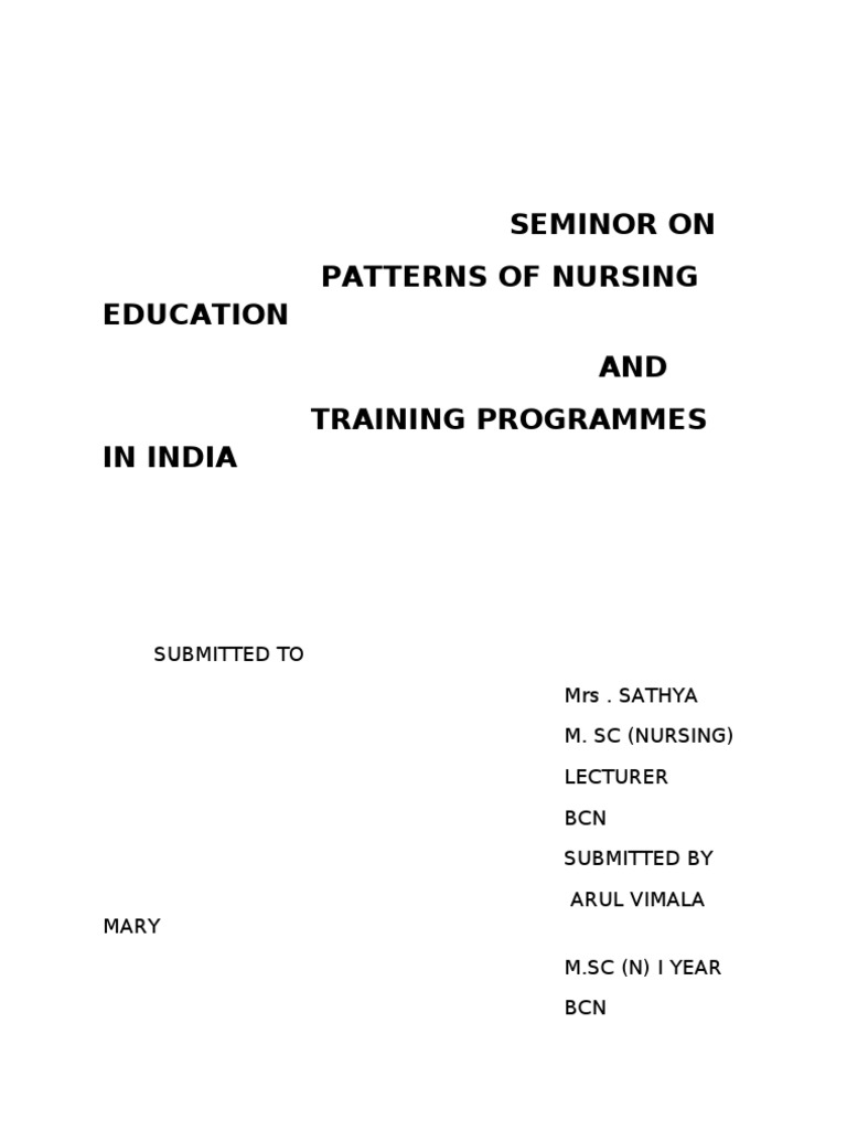 Patterns of Nursing Education | PDF | Nurse Practitioner | Physician