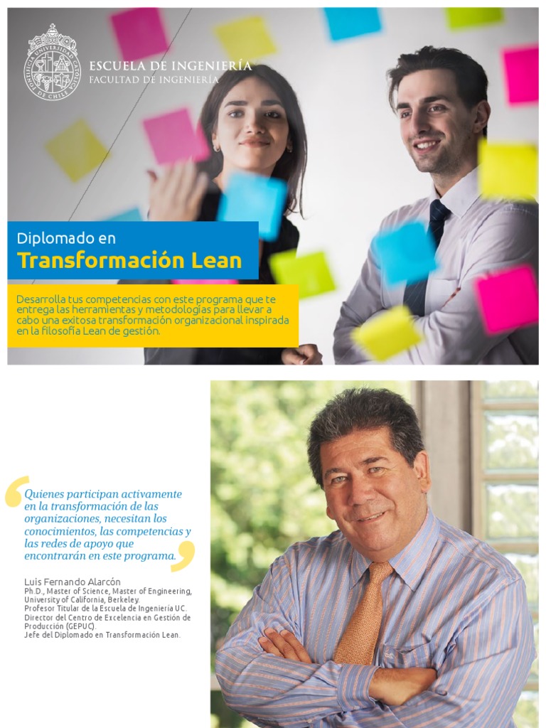 Diplomado Lean para Líderes Empresariales | PDF | Lean Manufacturing | Liderazgo