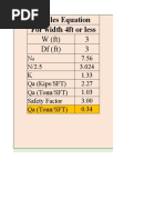 Meyerhof's Bearing Capacity Method | PDF | Solid Mechanics | Soil