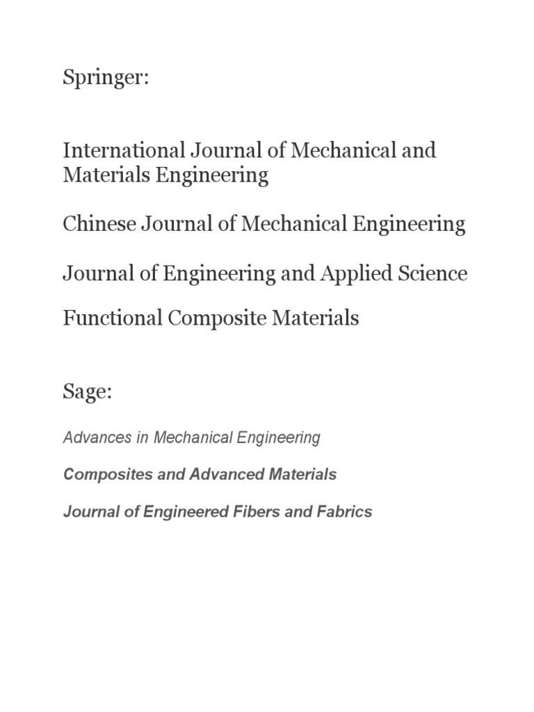 Journals | PDF