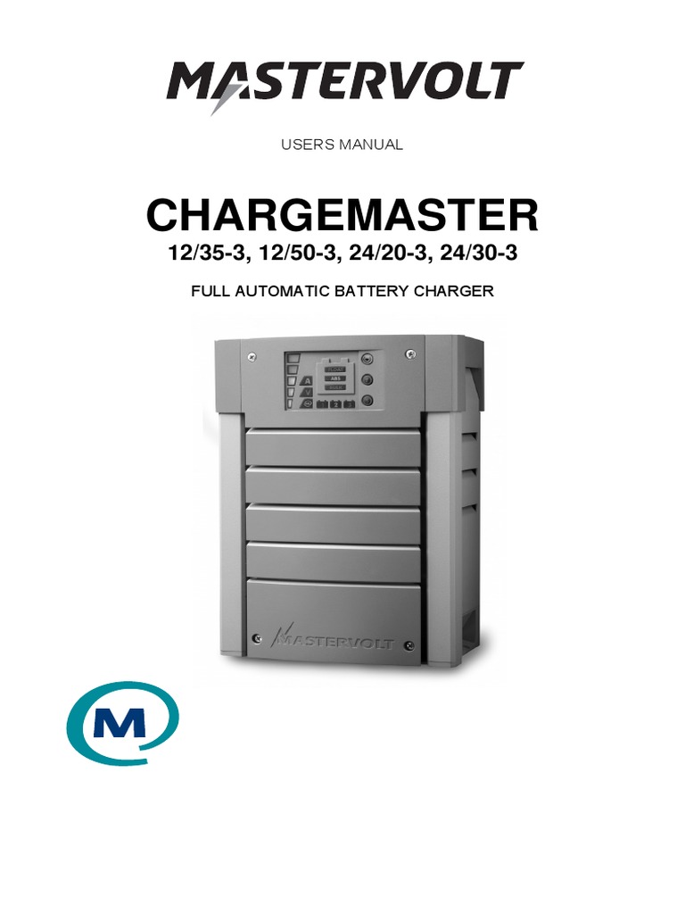 Mastervolt Chargemaster 12-35-3 Manual | PDF | Battery Charger ...