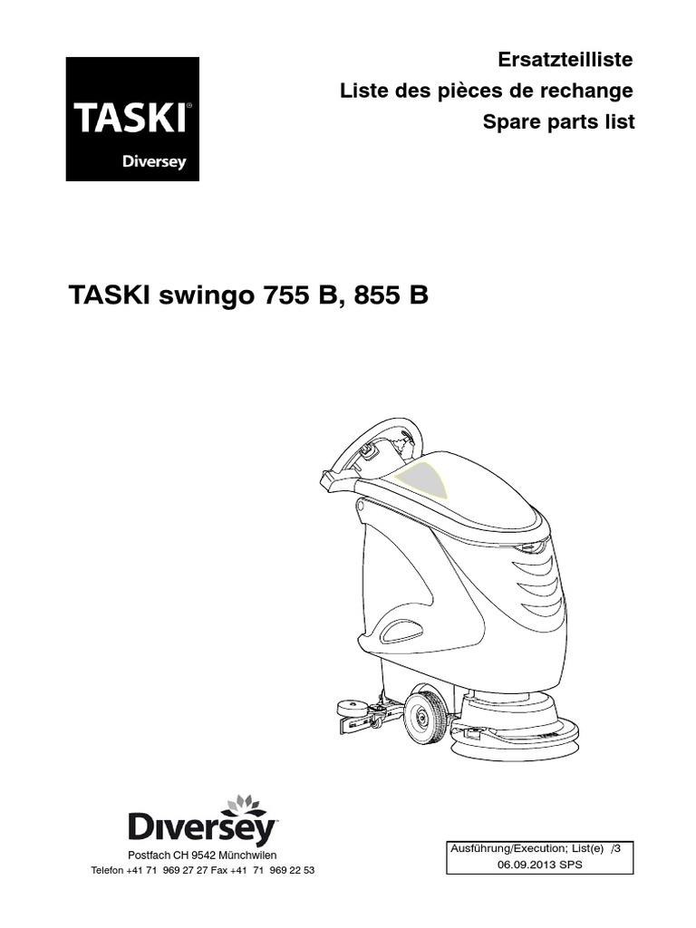Taski Swingo 755b | PDF | Manufactured Goods