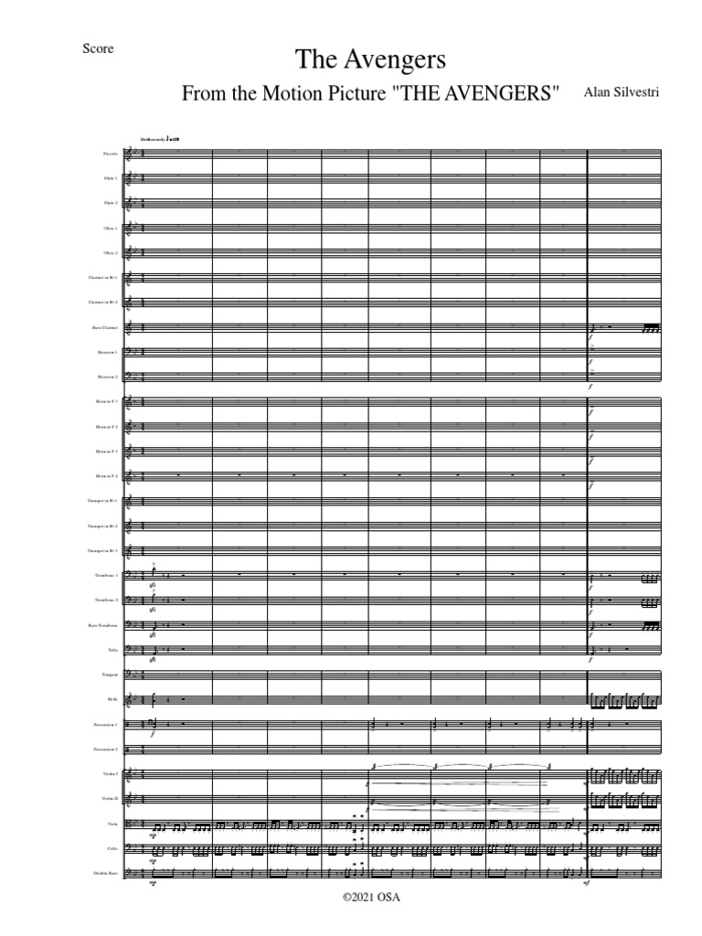 AVENGERS Full Score | PDF