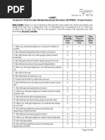Wsas Scale | PDF | Mental And Behavioural Disorders | Human Nature
