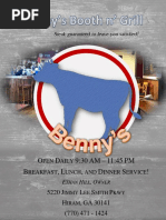 Road Kill Cafe Menu | PDF | Cooking | Food And Drink