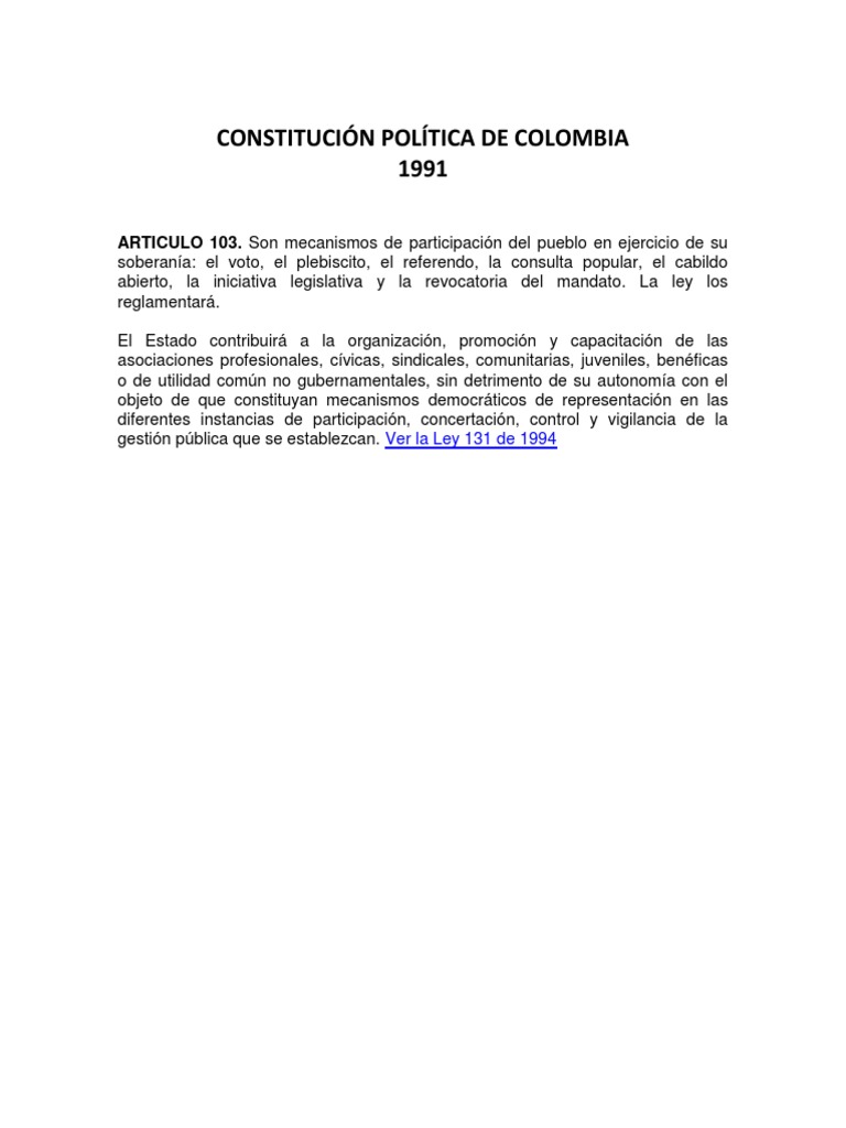 Articulo 103 | PDF