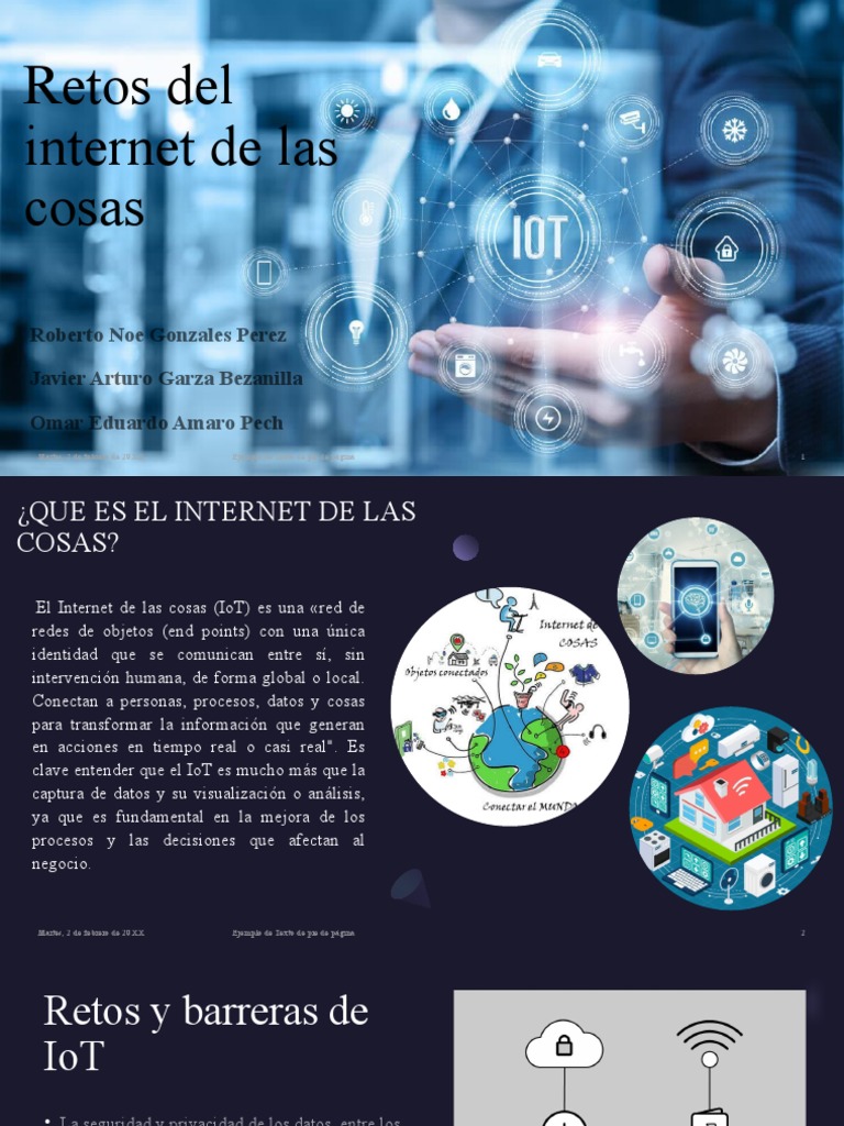 Retos Del Internet de Las Cosas | PDF | Internet de las Cosas | Internet