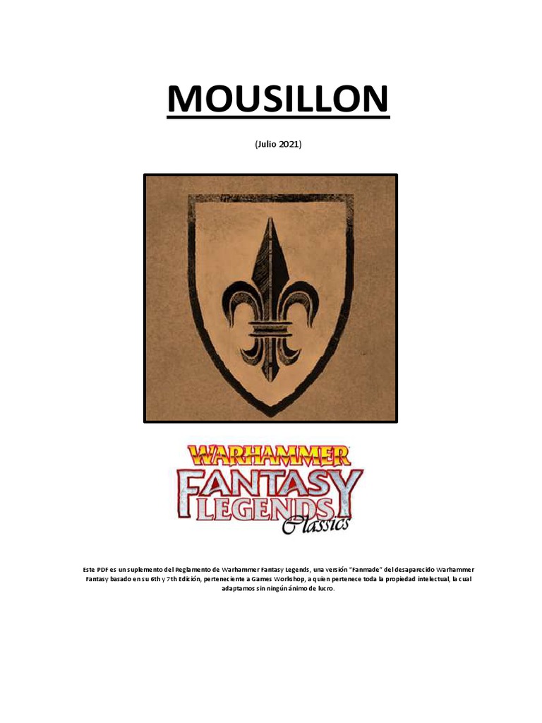 MOUSILLON | PDF | Infantería | Caballería