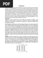 Transformer Notes PDF | PDF | Transformer | Alternating Current