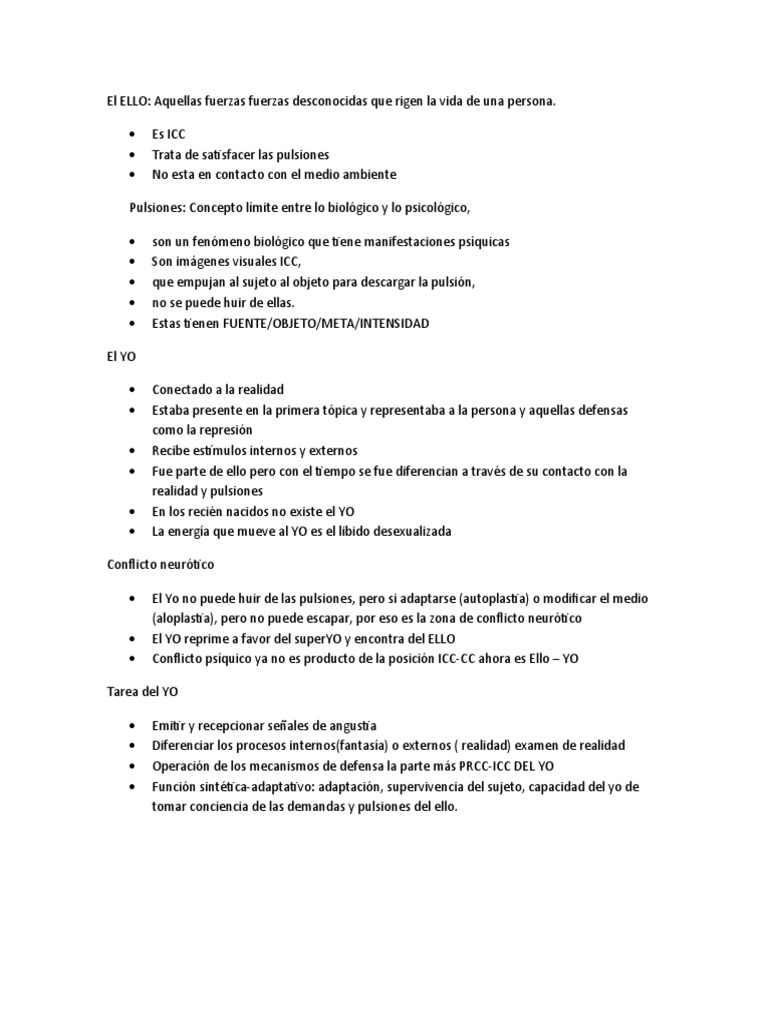 El ELLO | PDF | Carné de identidad | Psicoterapia