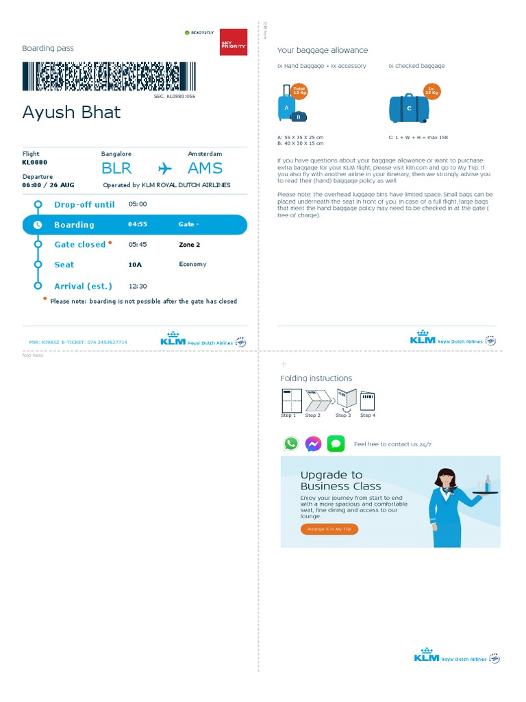 Boarding Pass | PDF | Baggage | Aviation