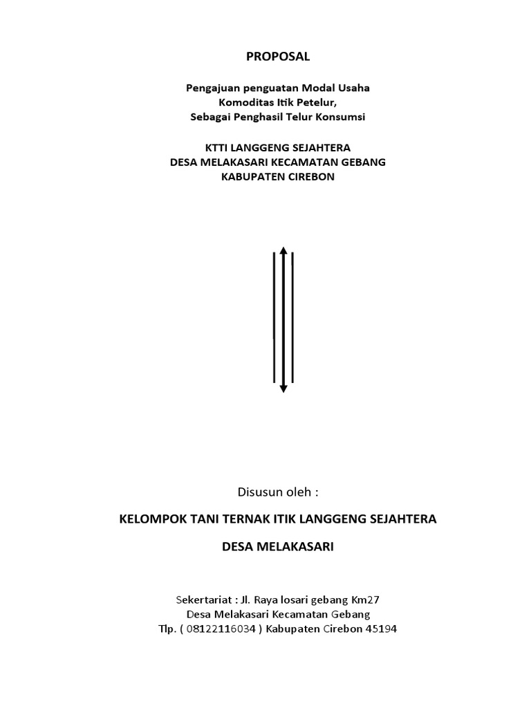 PROPOSAL BEBEK Langgeng | PDF | Kesehatan Holistik