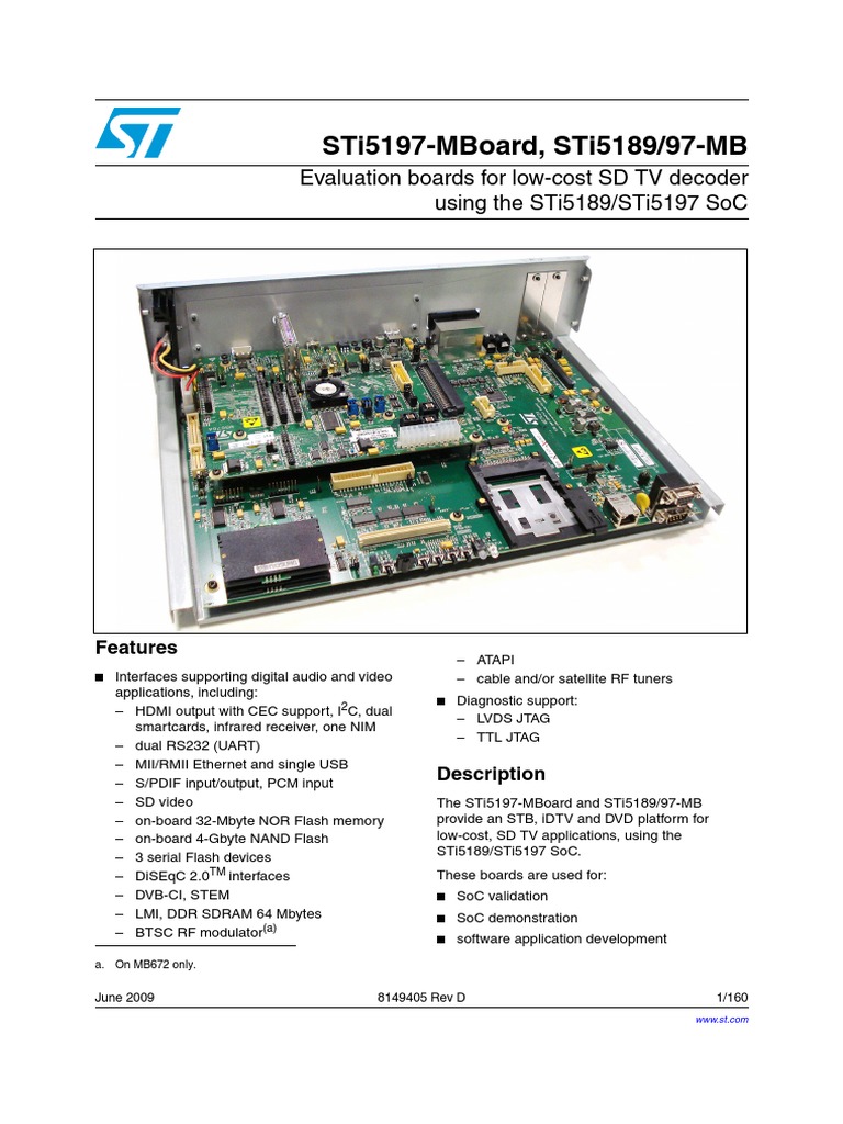 Sti5197 Mboard | PDF | Hdmi | Usb