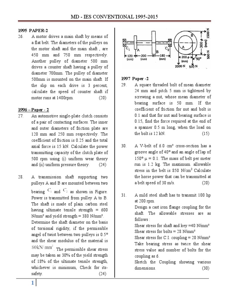 MD Conventional | PDF | Belt (Mechanical) | Screw