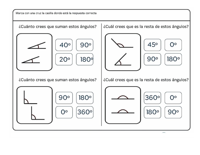 Sumas de Ángulos | PDF