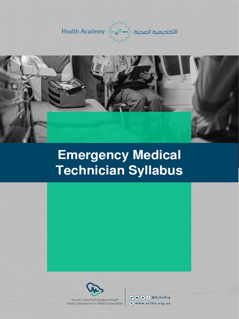 EMT Syllabus | PDF | Emergency Medical Services | Emergency Medical ...