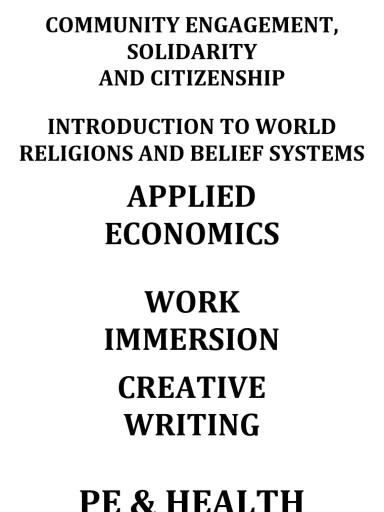 Subject Titles | PDF
