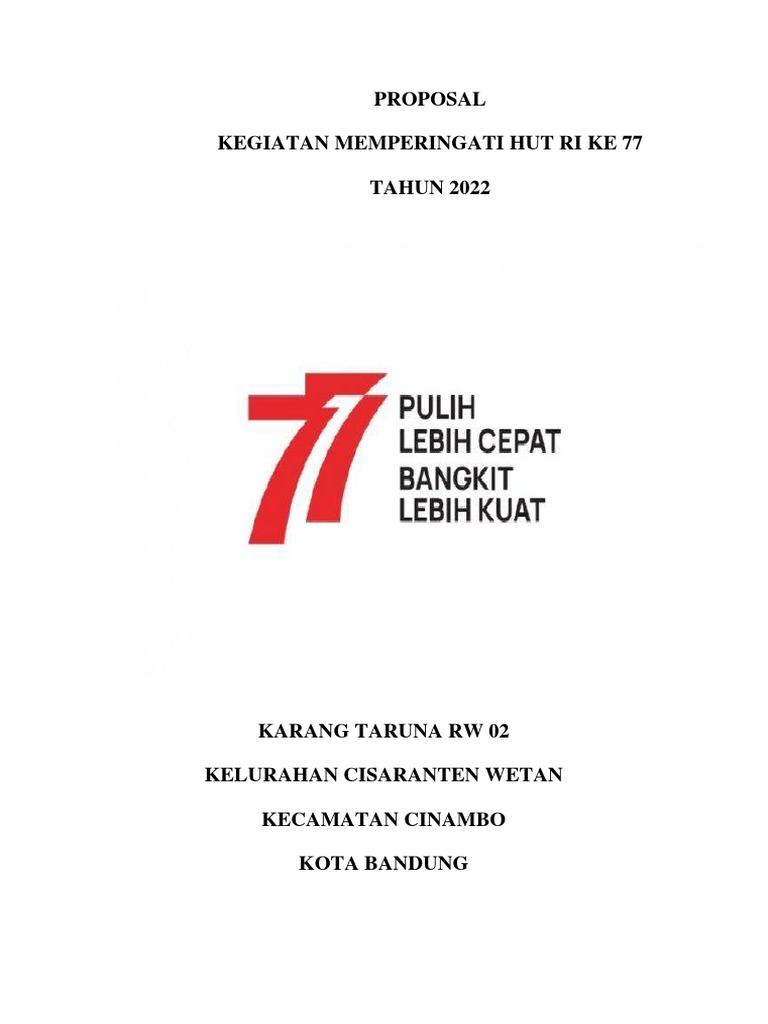 Proposal 77 RW 02 | PDF