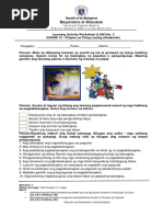 CURRICULUM MAP Pagbasa at Pagsusuri | PDF