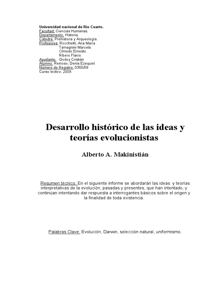 Makin Is Tian | PDF | Charles Darwin | Evolución