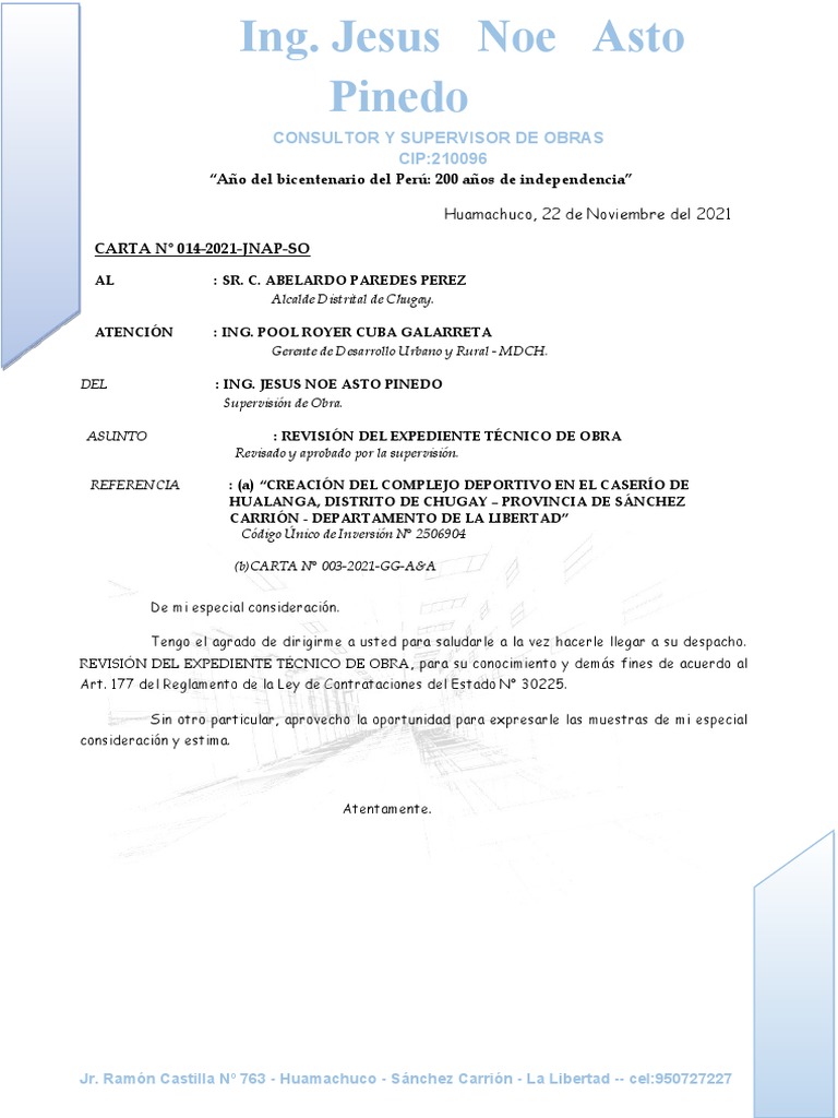 2 Carta de Compatibilidad | PDF