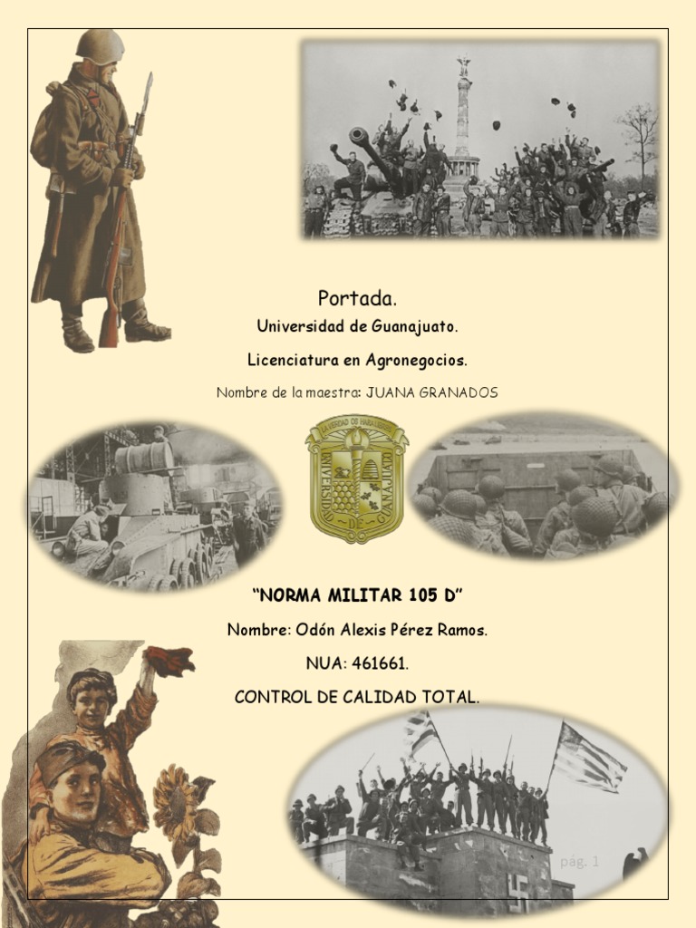 Norma Militar 105 D | PDF | Muestreo (Estadísticas) | Calidad (comercial)