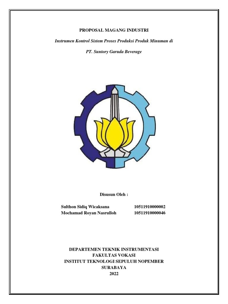 Proposal Magang di PT. Suntory Beverage | PDF