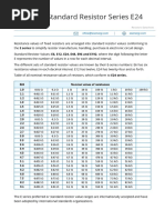 How To Calculate The Value of An SMD Resistor | PDF | Physics | Force