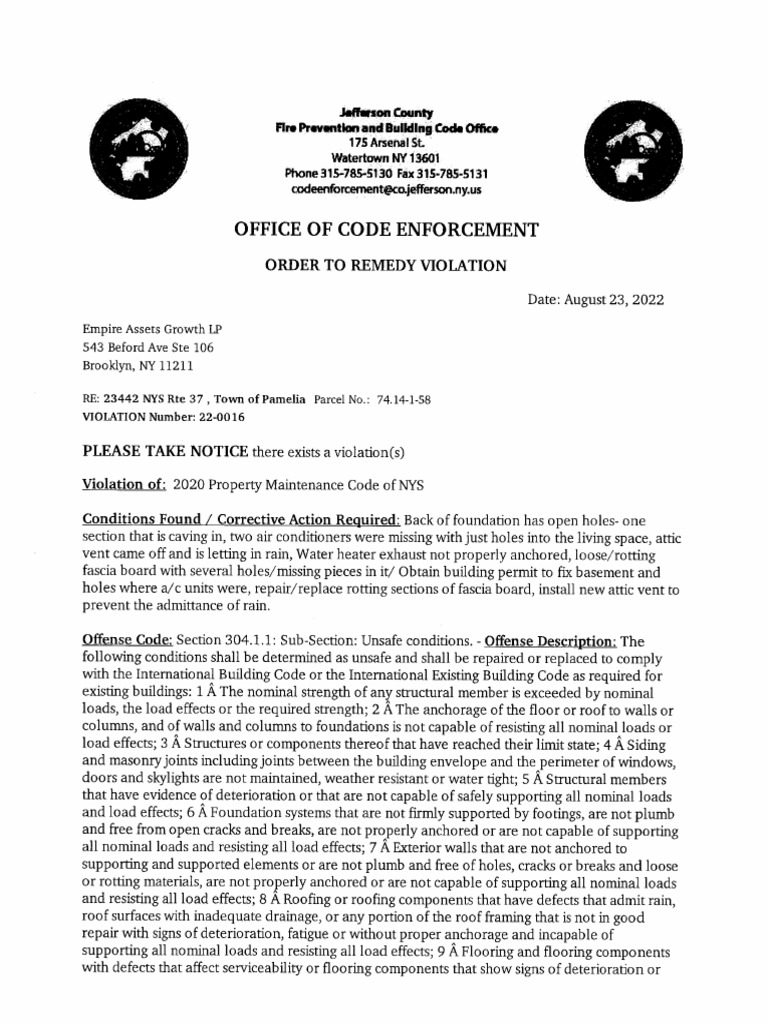 Hotis Order of Remedy | PDF