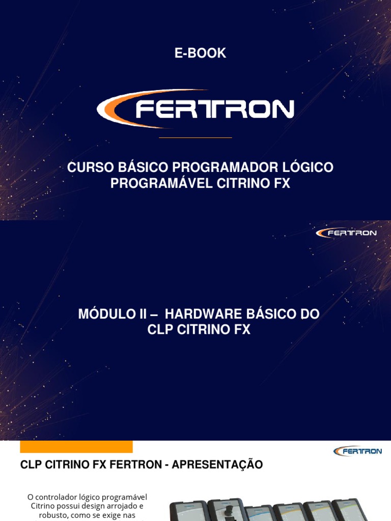 Curso Básico CLP Citrino FX | PDF | Controlador lógico programável ...