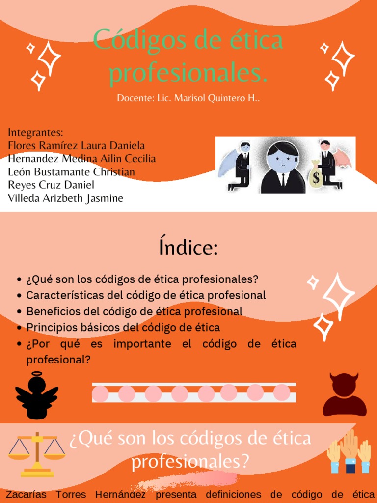Códigos de Ética Profesionales. | PDF | Comportamiento | Toma de decisiones