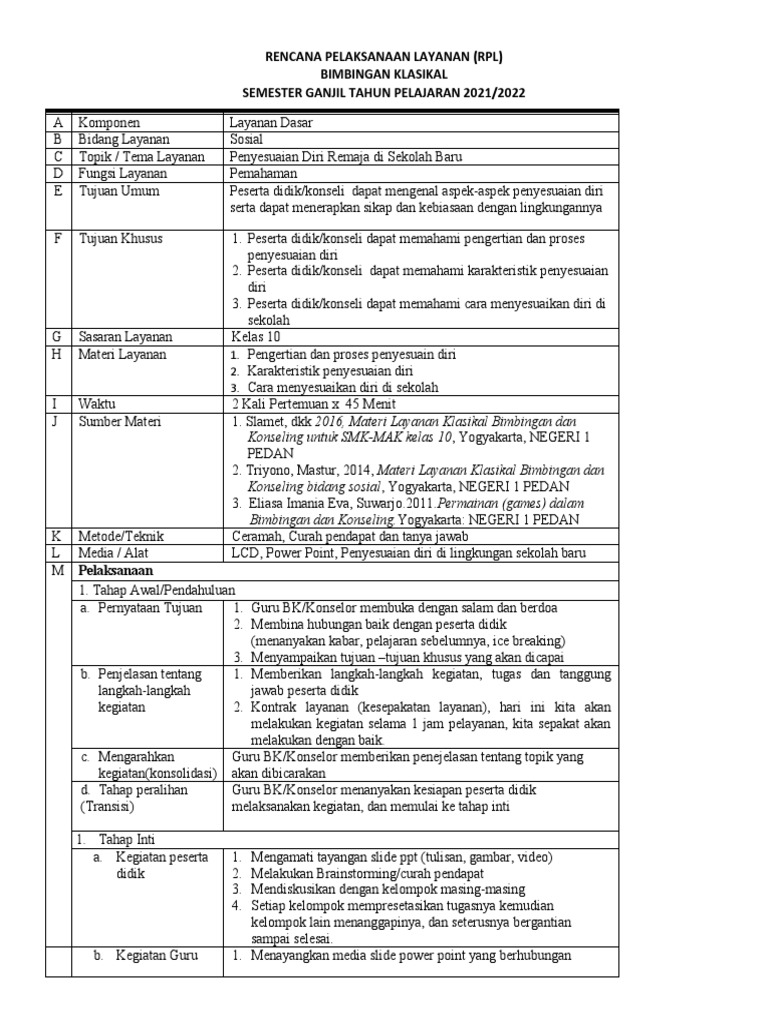 RPL BK Kelas X | PDF