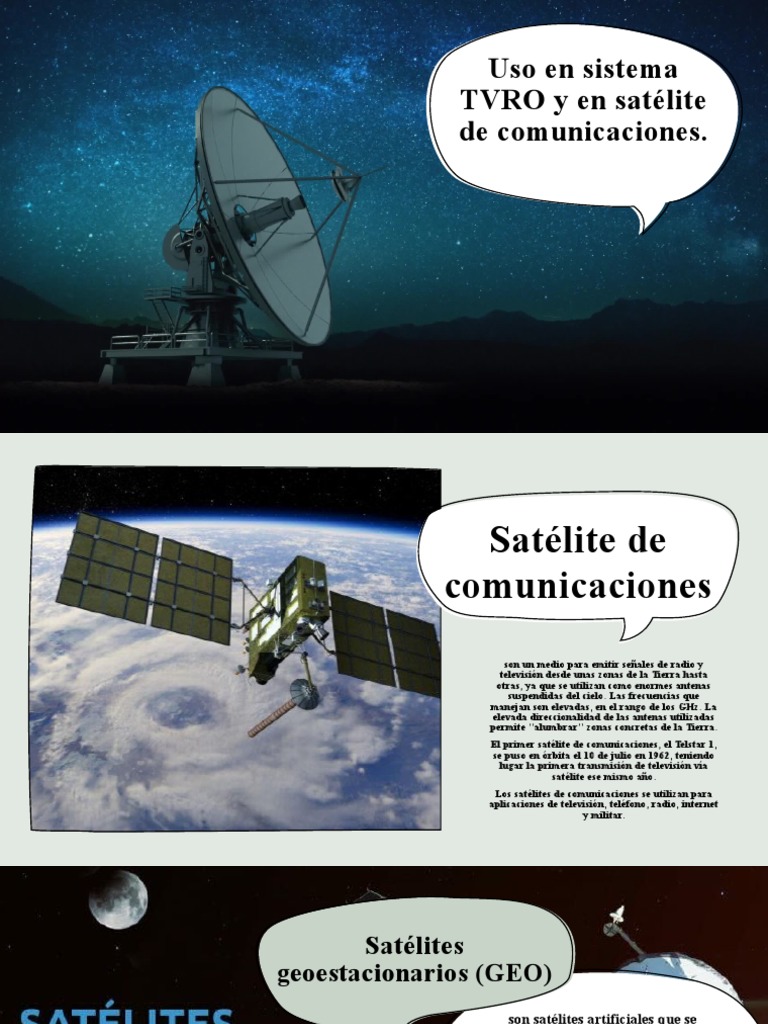 Uso en Sistema TVRO | PDF | Satélite de Comunicaciones | Vuelo espacial
