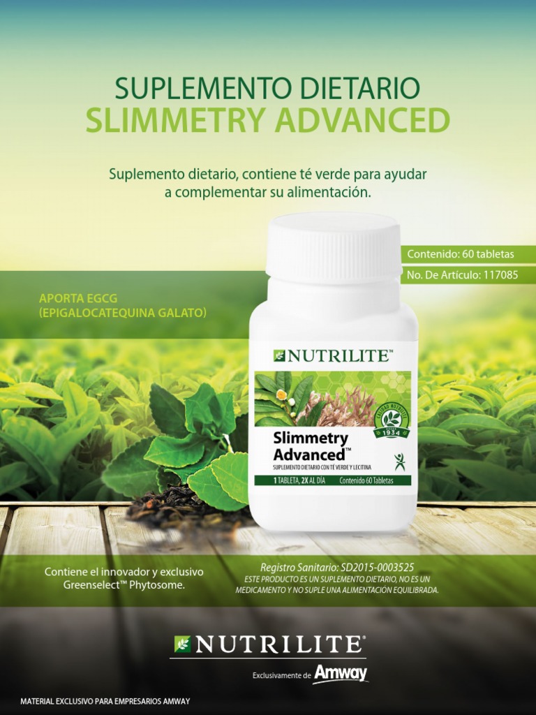 Slimmetry Advanced | PDF | Suplementos dietéticos | Nutrición